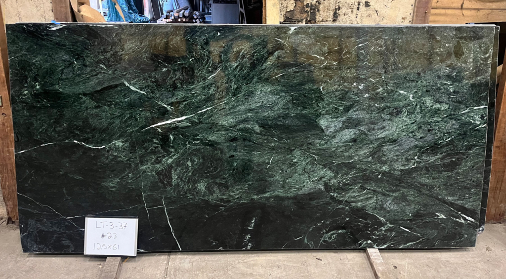 Slab Inventory - Vermont Verde Antique Serpentine dark green marble ...